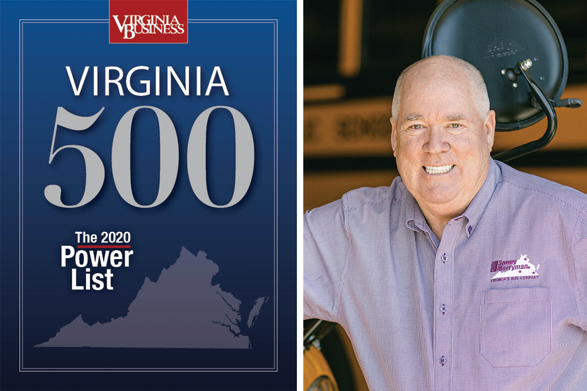 Sonny Merryman President & CEO Named in Virginia Top 500 Power List ...